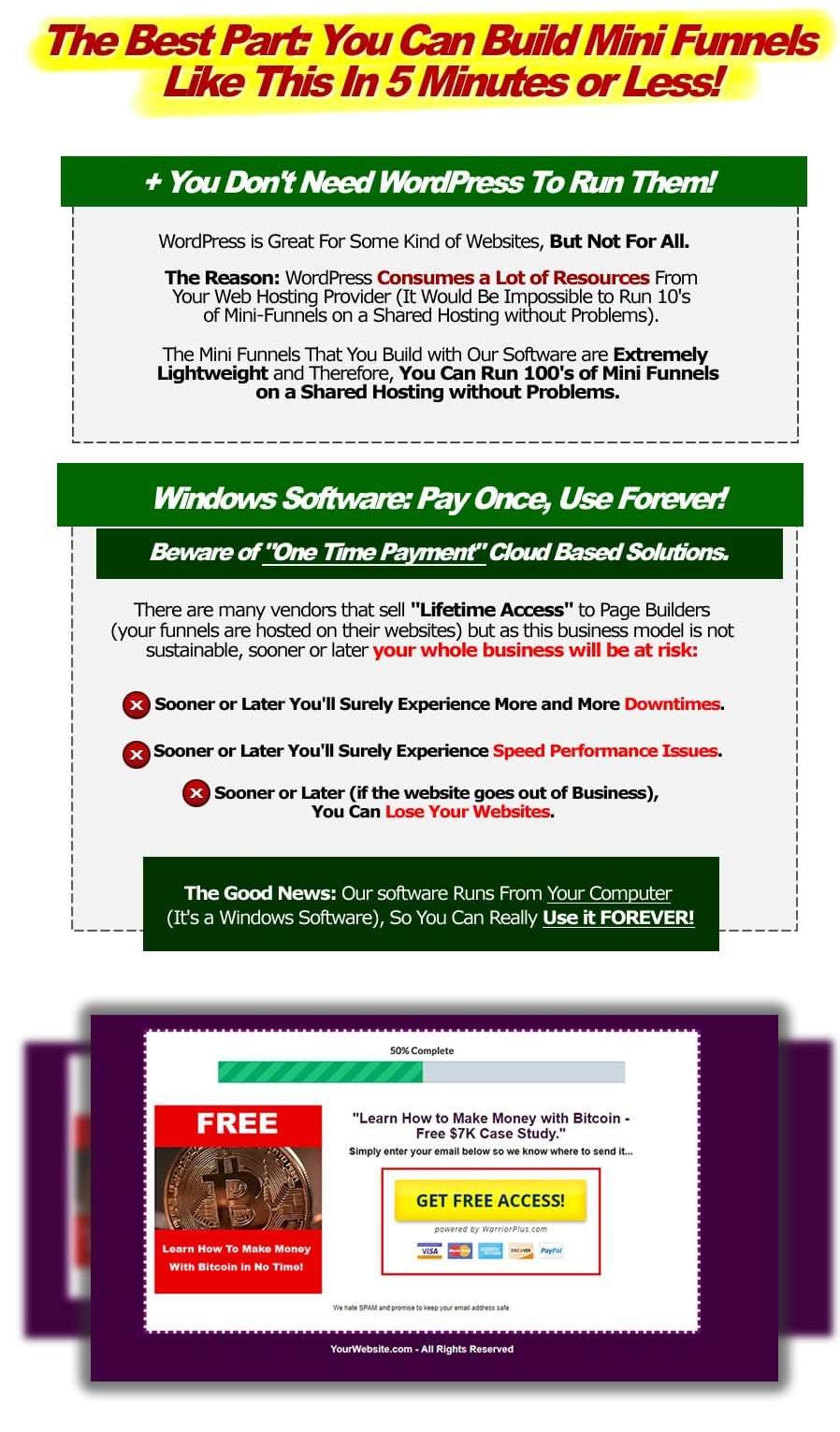 Zero Product Creation Funnels